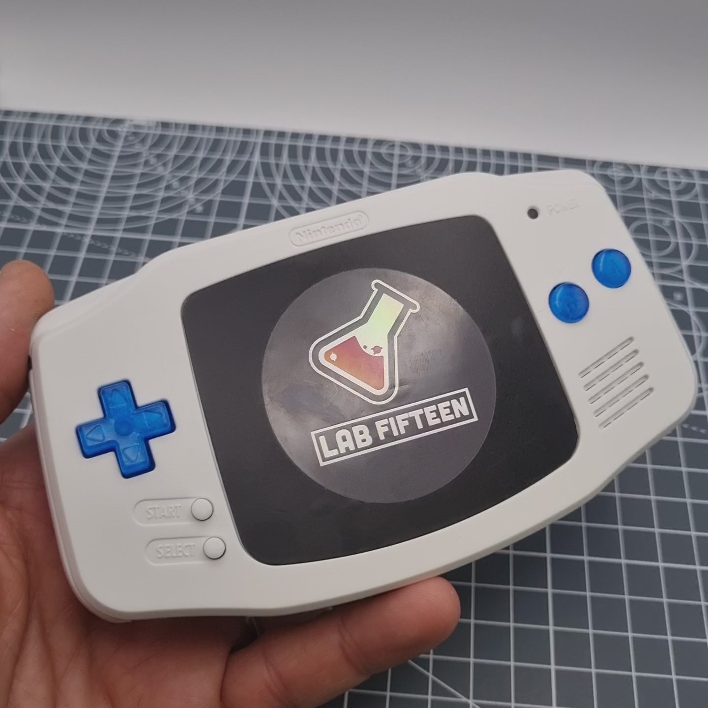 Game Boy Advance - Custom Button - Blue Berry Candy – Labfifteenco