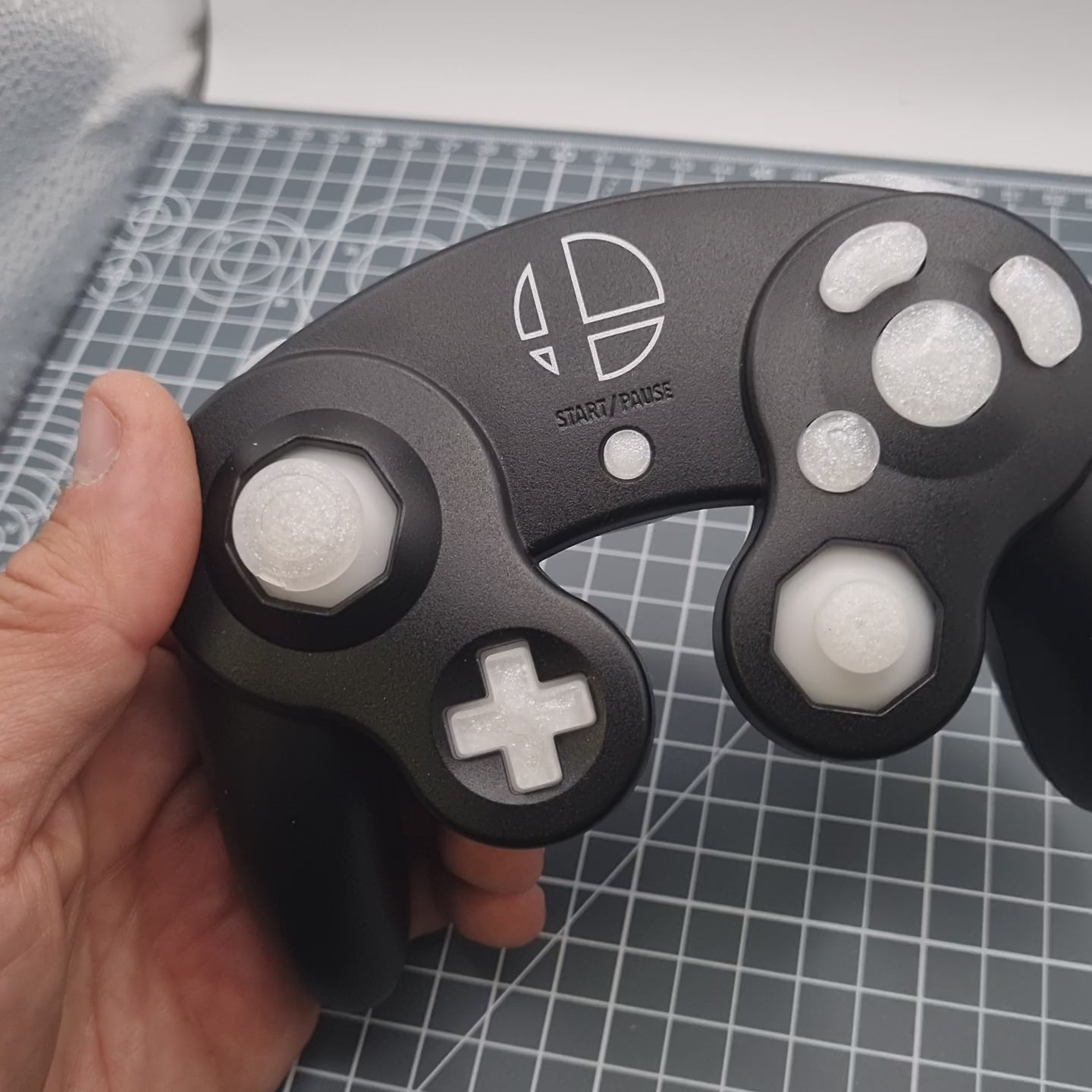 GameCube - Custom Button - Pearl White – Labfifteenco